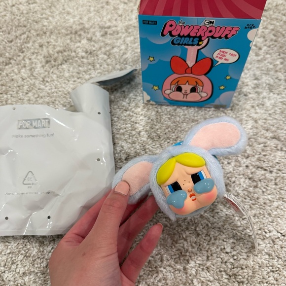 POP MART | Toys | Pop Mart The Powerpuff Girls Plush Keychain Bunny ...